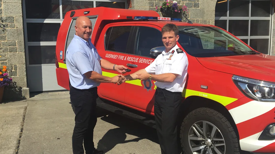 Fire service rapid responder built to tackle island’s lanes