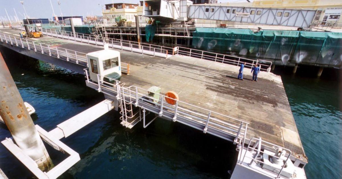 Inspection starts on roll-on roll-off ramp