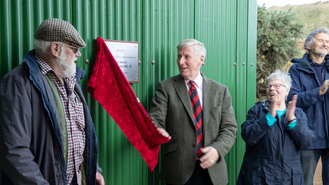 Lt-Governor opens slaughterhouse designed in Sark