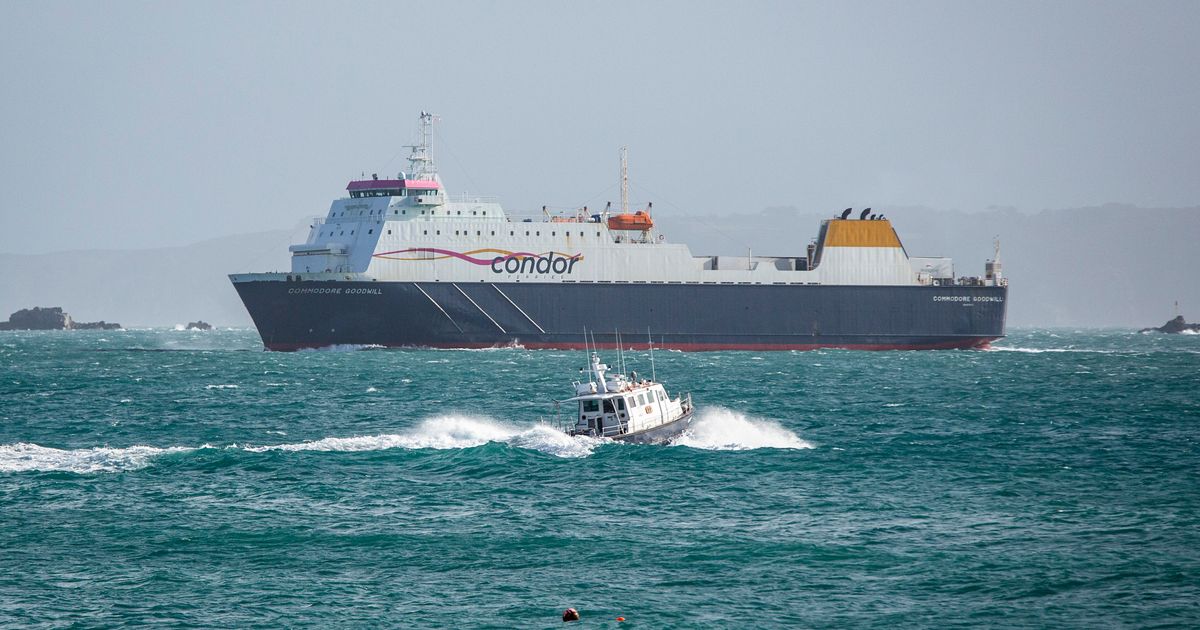 Former Commodore Goodwill ship catches fire off Isle of Wight