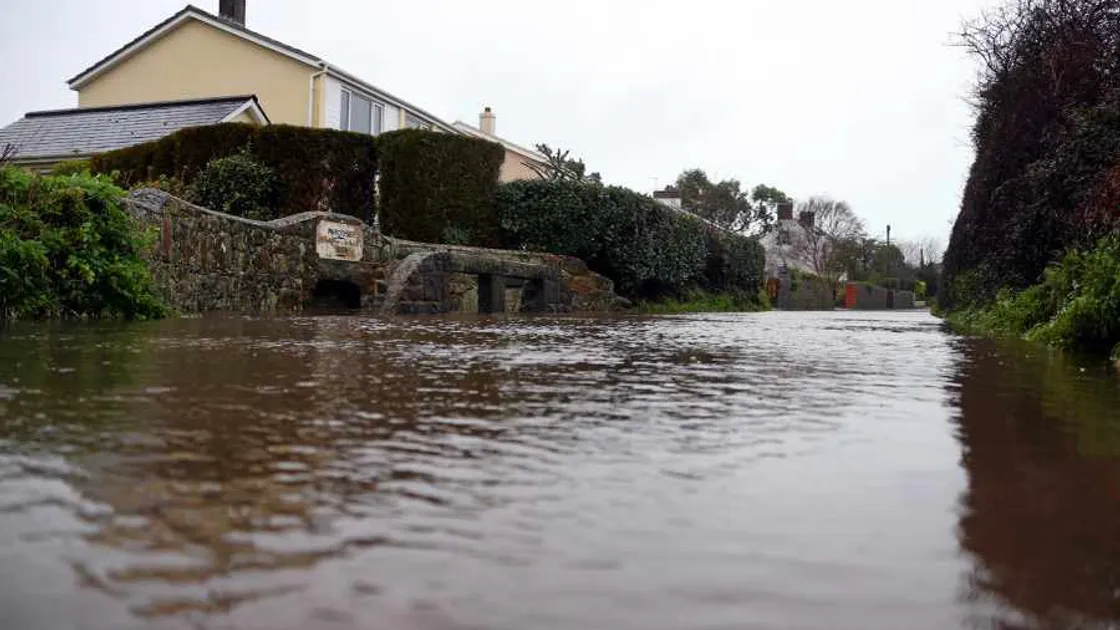 Flooding hits the island