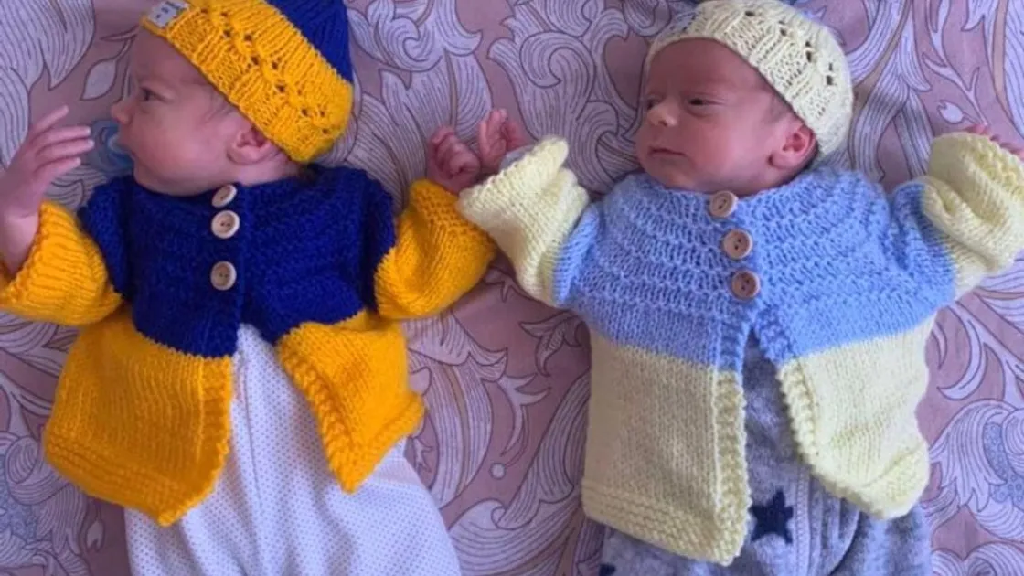 First birthday for knitting for Ukraine
