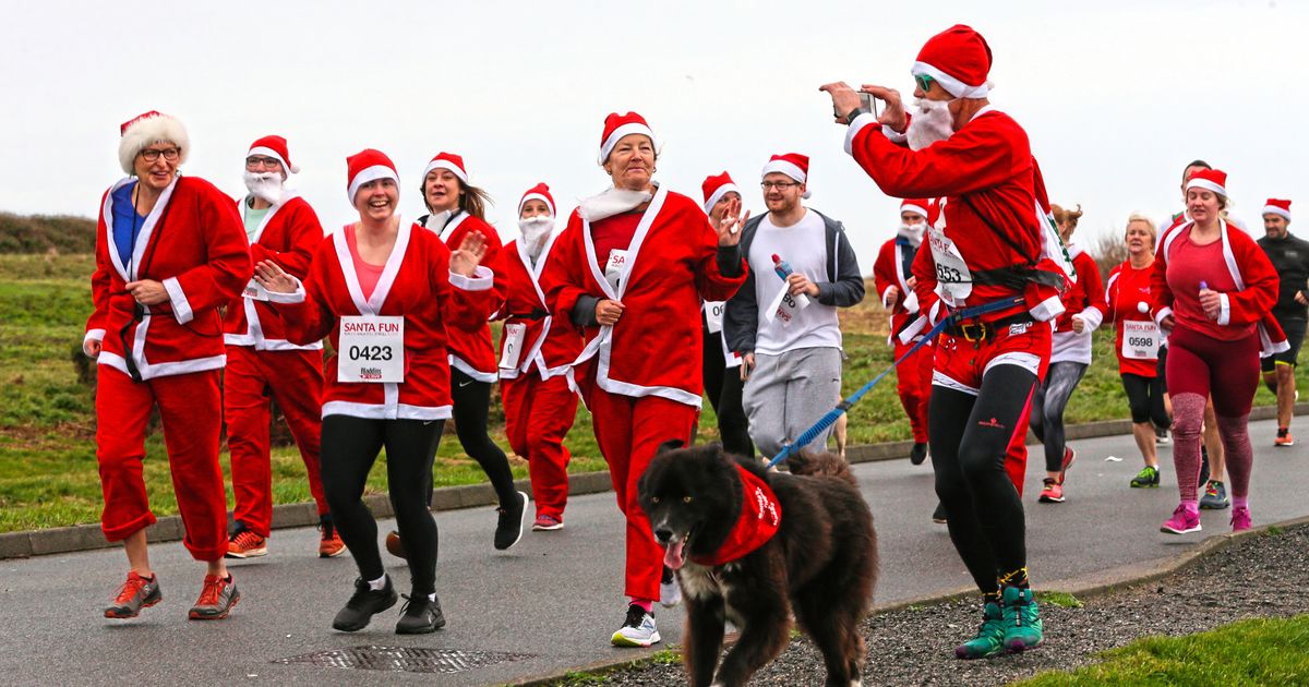 Santas on the run again