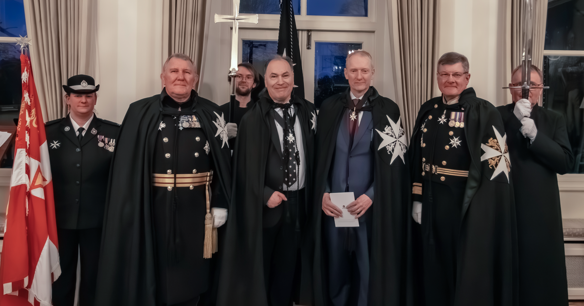 New Knight Commander of St John is formally promoted