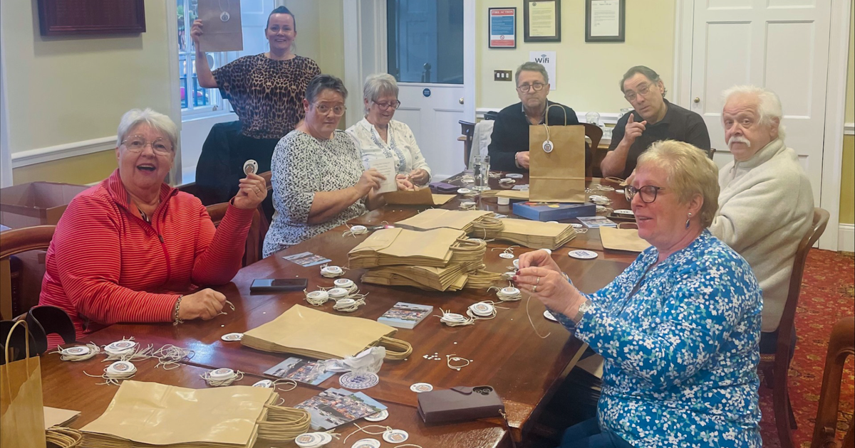 St Peter Port team busy with Liberation Day tea hampers