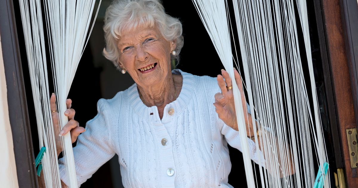 Barbara is a queen of the catwalk - at 98
