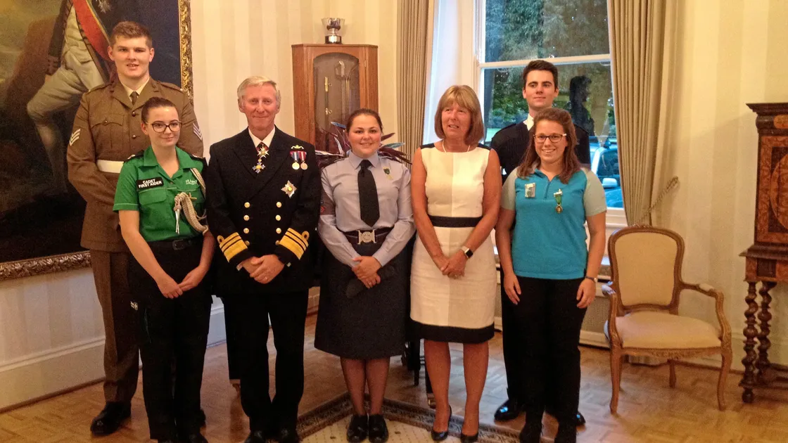 Lt-Governor’s five new cadets looking forward to year ahead