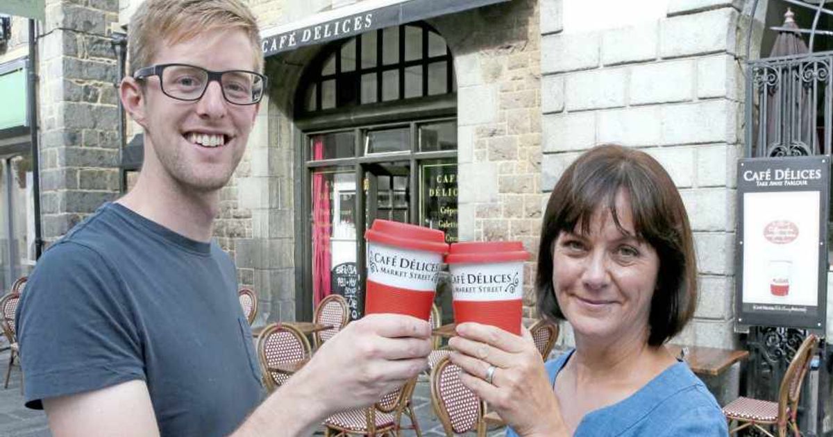 Coffee outlets are providing reusable cups to cut waste
