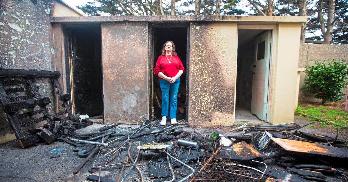 Residents tackle fire
