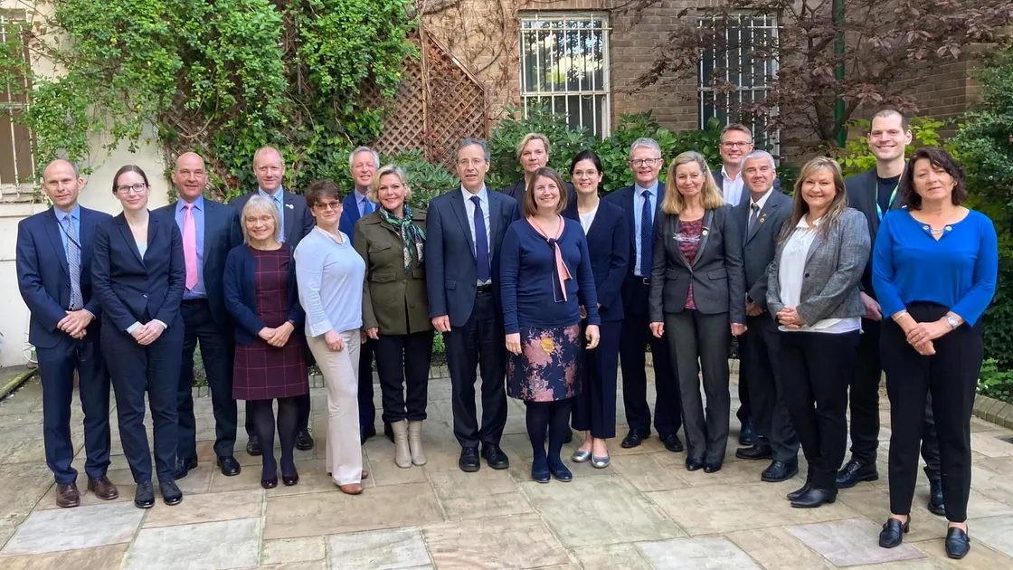 German honorary consul at London embassy meet