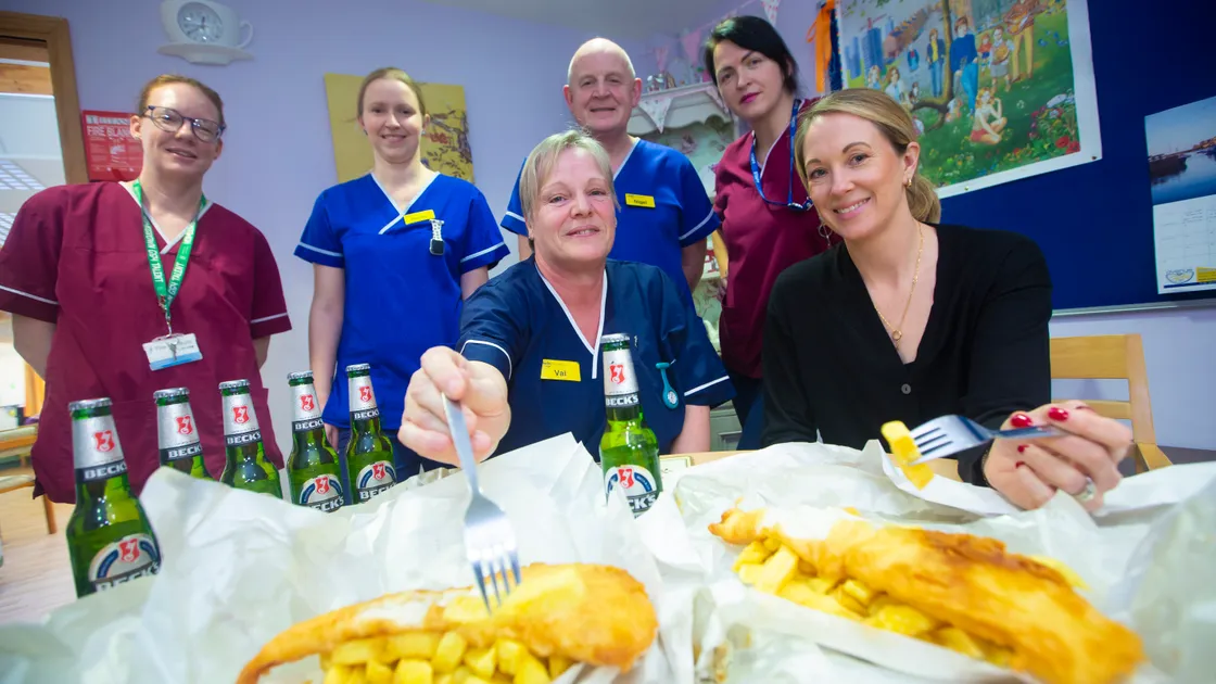 Shared awards dinner leads to chippy tea Fridays for Roustel