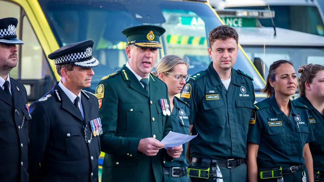 Emergency services honour fallen colleagues