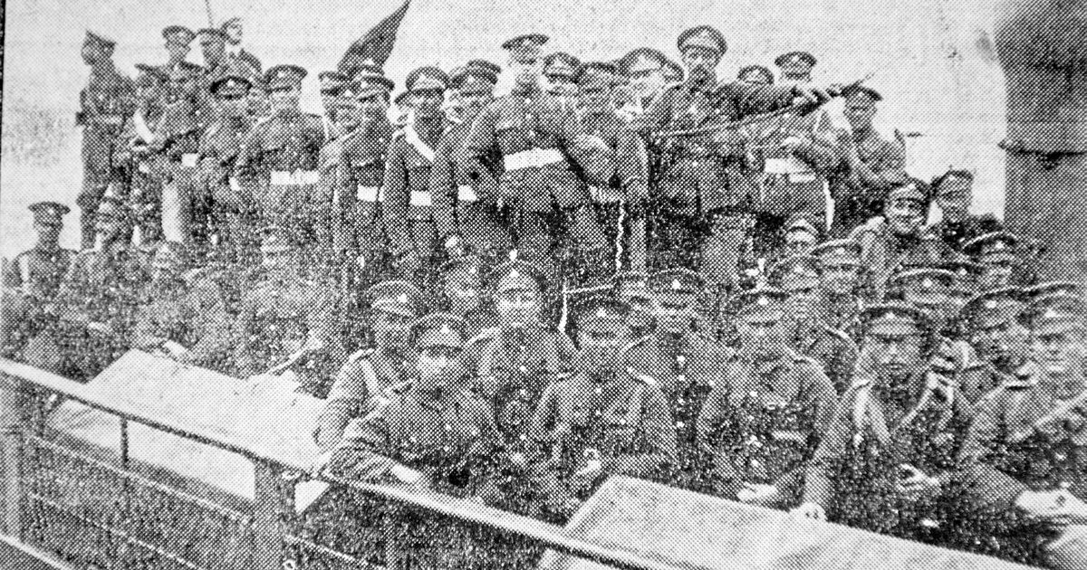 100 years on: troops’ return from the battlefields marked