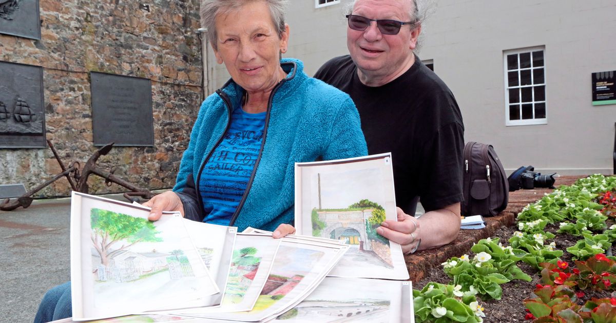 German siblings visit the sites painted by father in Occupation