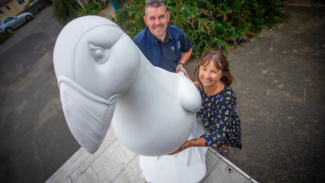 Puffins arrive to go on parade next year