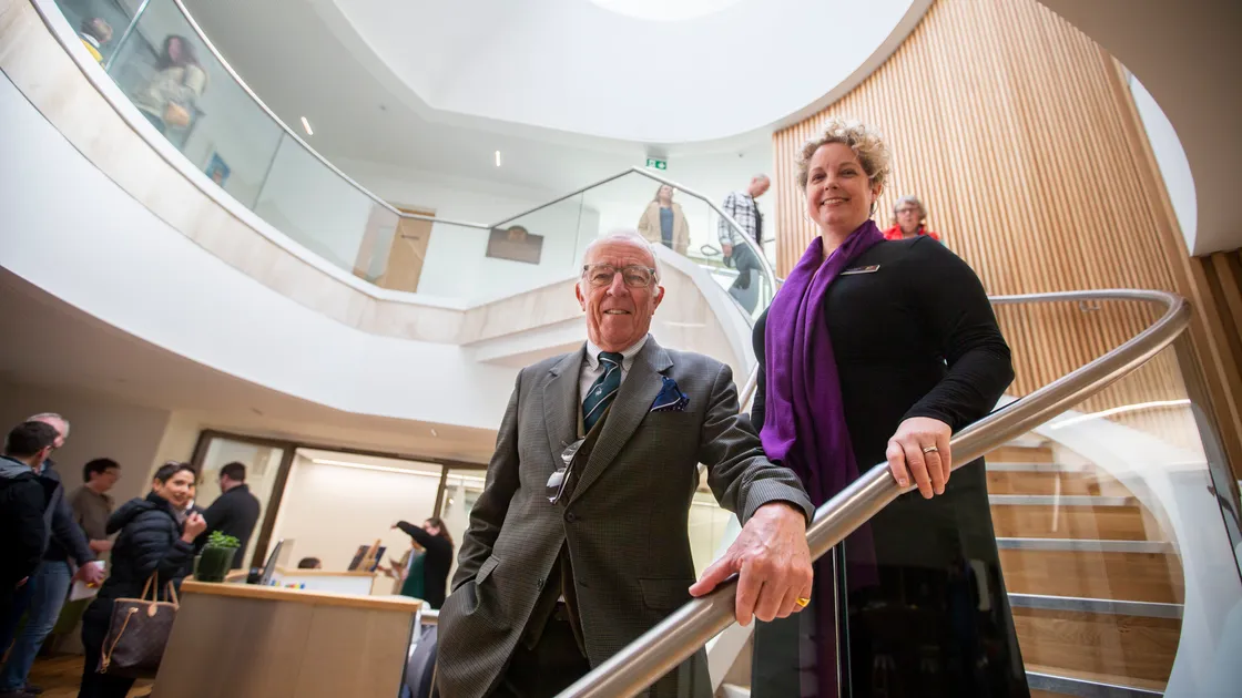 Old Elizabethans get a chance to look around Perrot Court