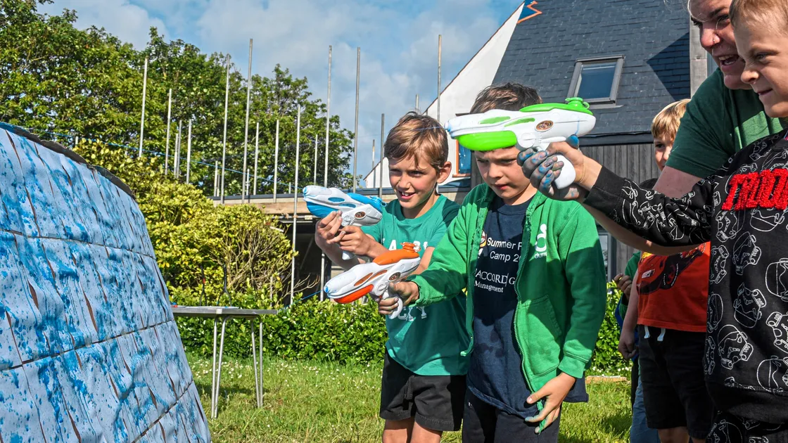 Beaver Scouts find novel ways to make bunting for PEH’s 70th