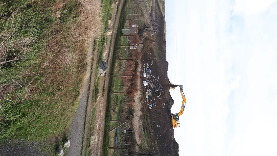 Waste site burial of buckets and bags explained