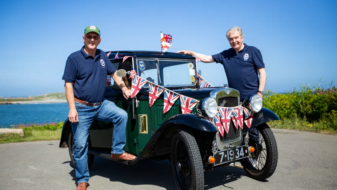 Islanders driving Austin Seven to 100th anniversary