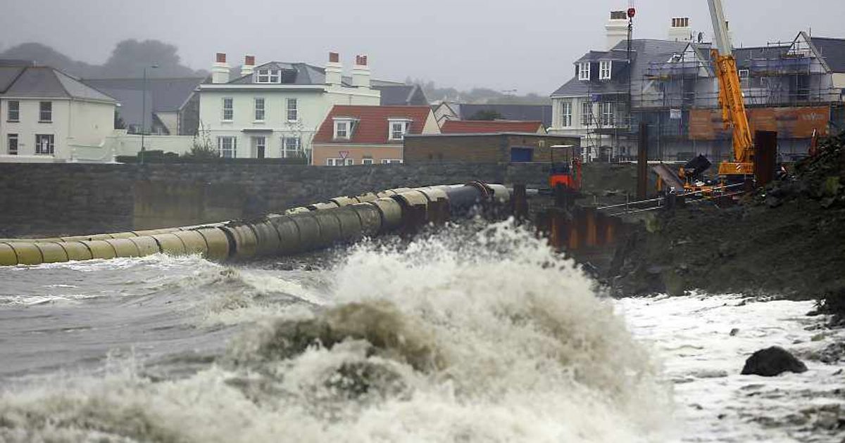 Outfall contingency goes on unexpected rock outcrop