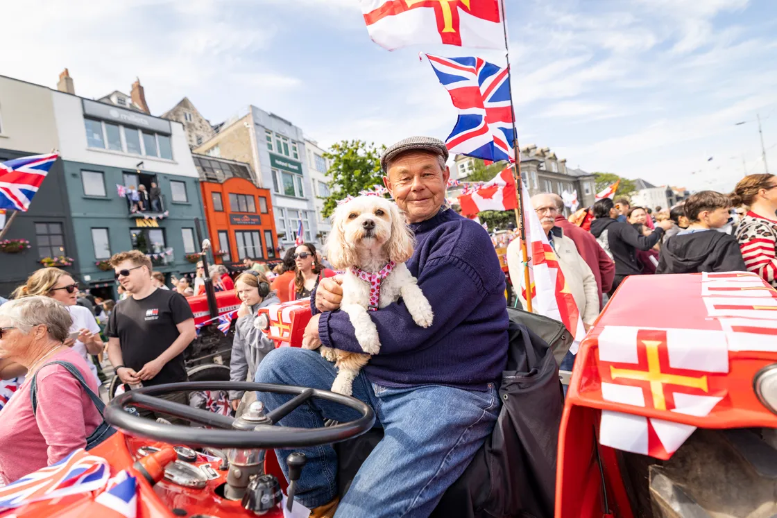 ‘It’s nice to see all the people around the island waving’