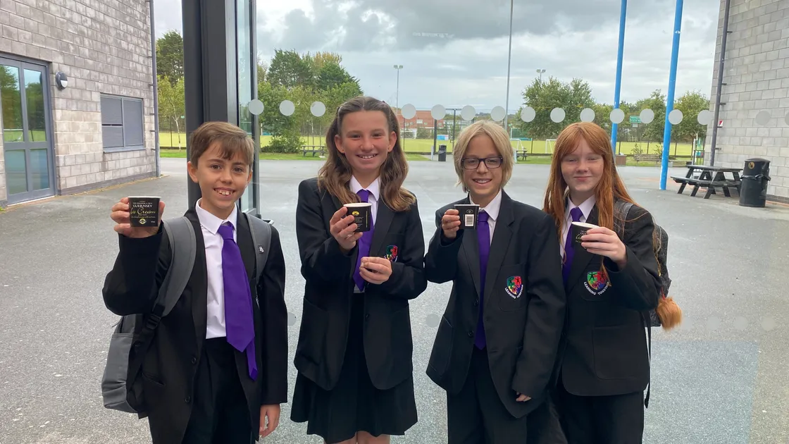 Students learn the goodness of milk