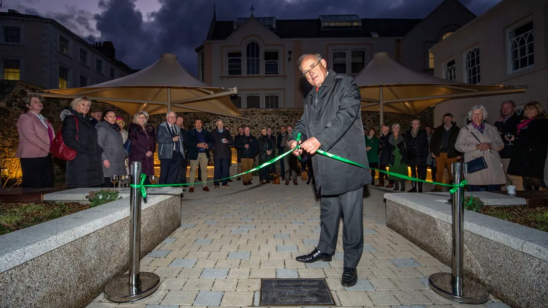 Learning garden first use of Perrot Court