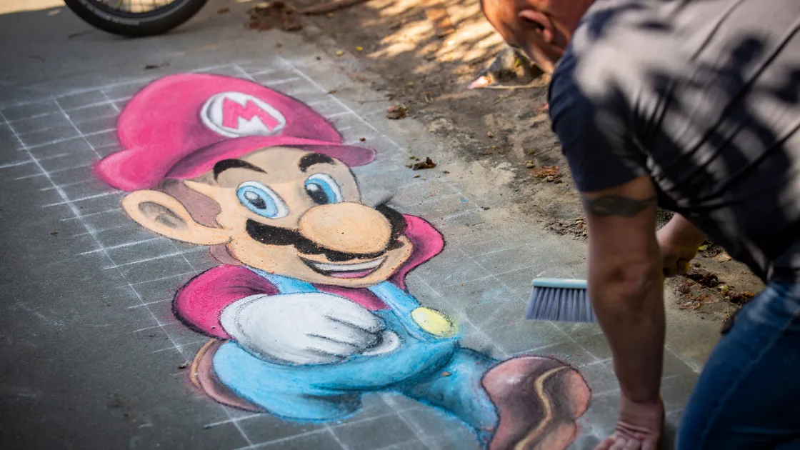 Ross chalks up a super Mario