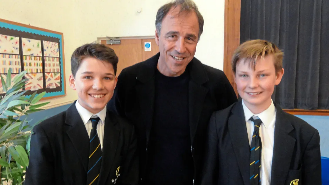 Best-selling author accepts St Anne’s pupils’ invite