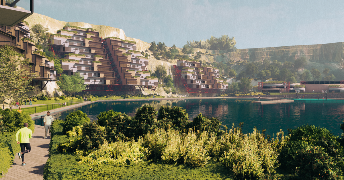 Architects create bold concept for Les Vardes quarry