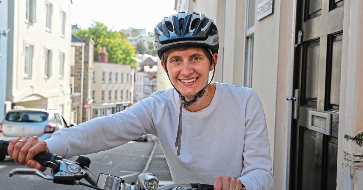 Natalie adds west coast walk to cycle in memory of her mum