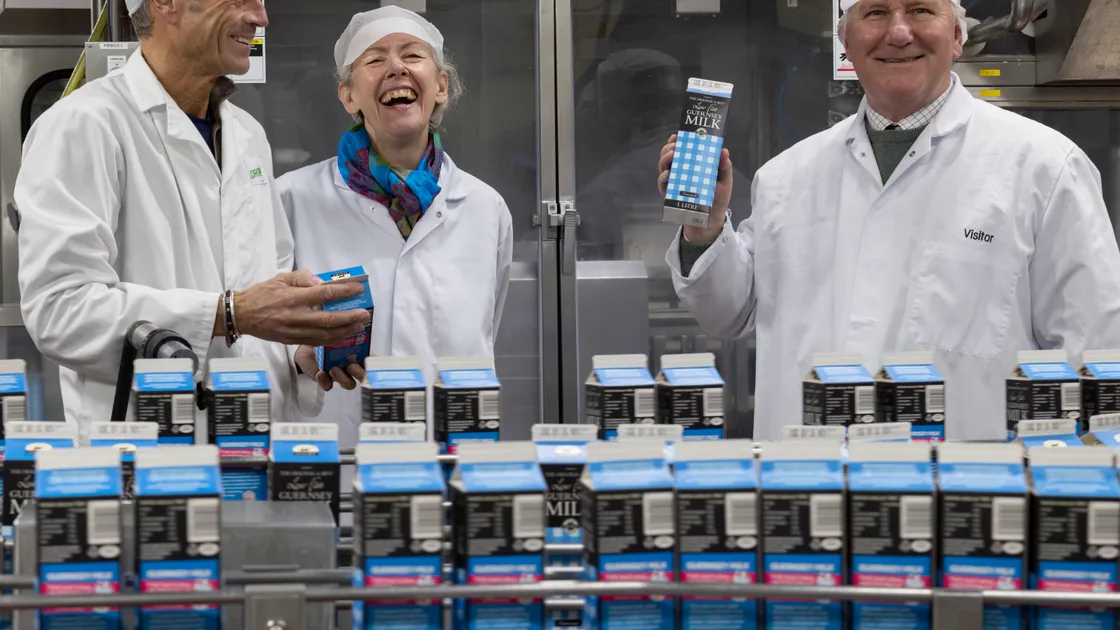 Cripwells enjoy a visit to the dairy