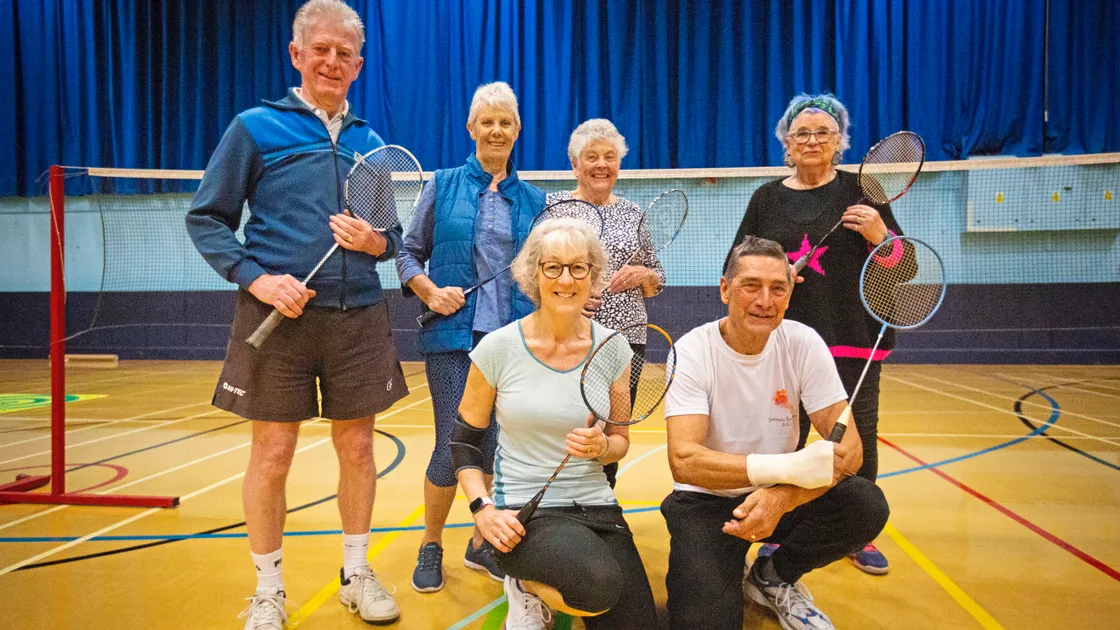 Moving with the times... older islanders stay active