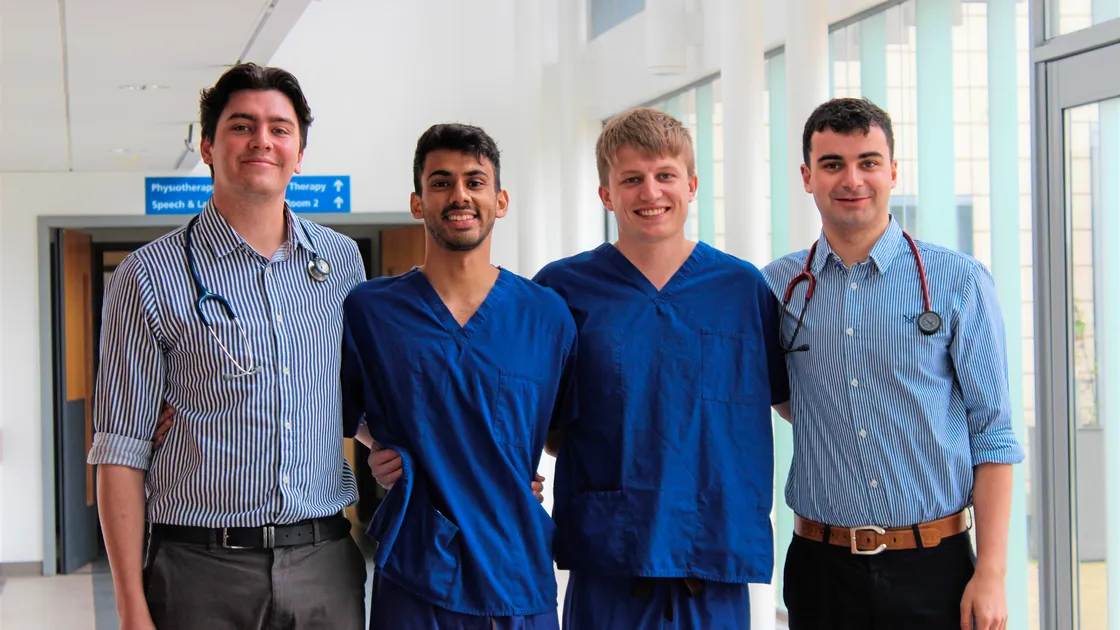 UK medical students on placements at PEH