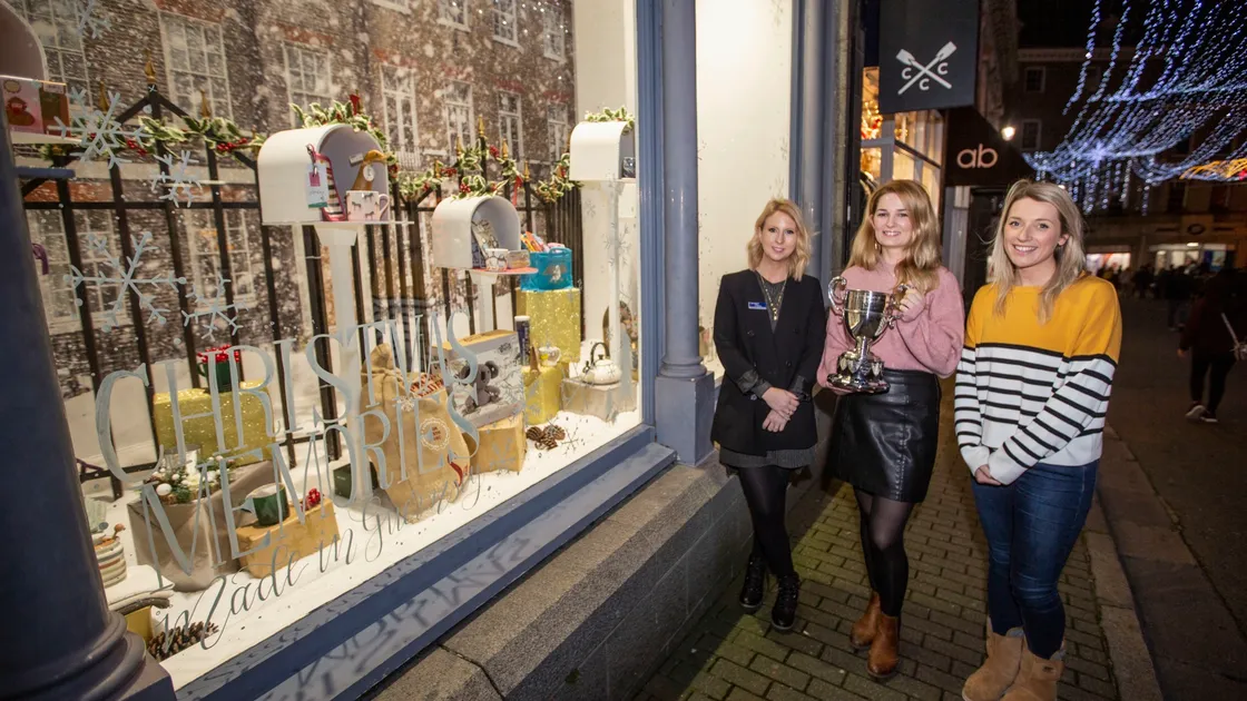 Creasey’s shop has best festive window