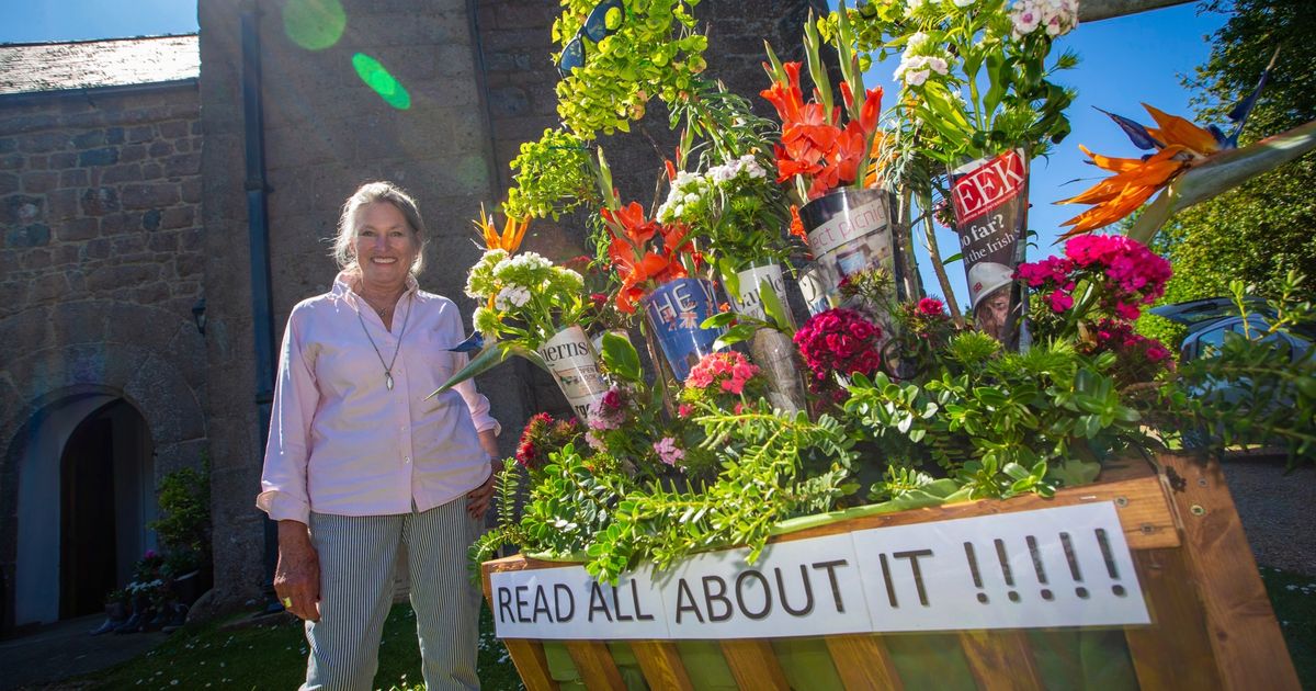 ‘Read all about it’ at St Saviour’s flower festival