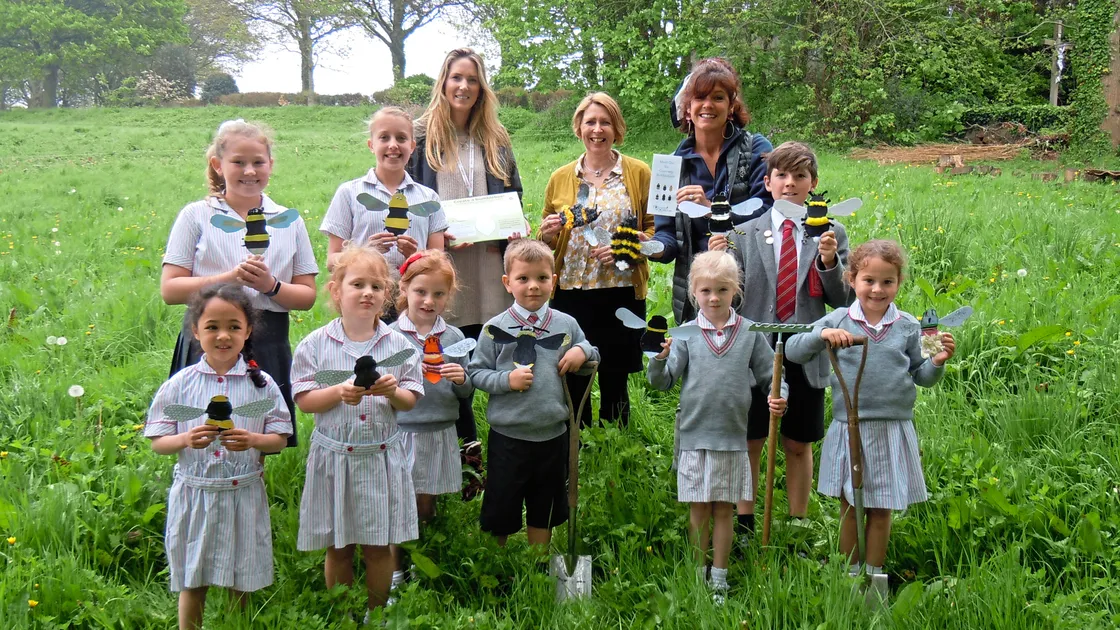 Pupils abuzz about bees