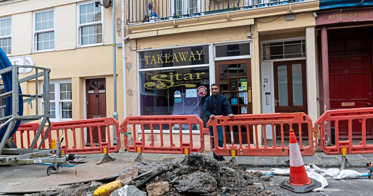Sitar restaurant flooded by burst water main
