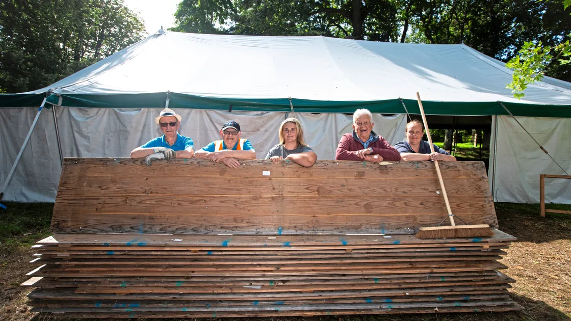 Clear-up operation after successful North Show