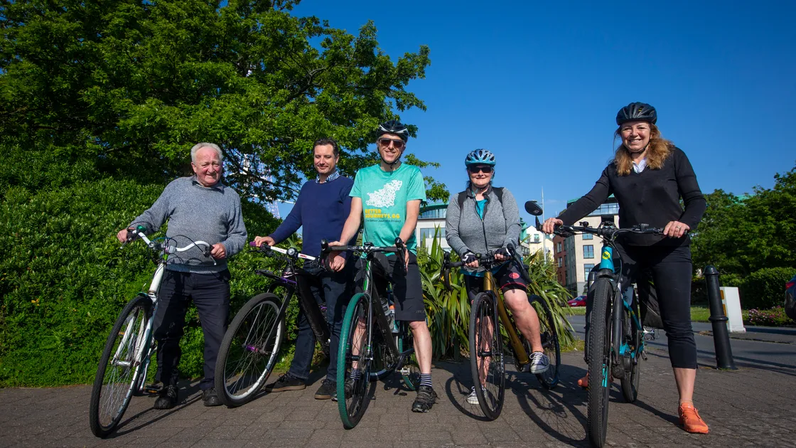 Cycle train ‘shows getting to work can be stress-free’