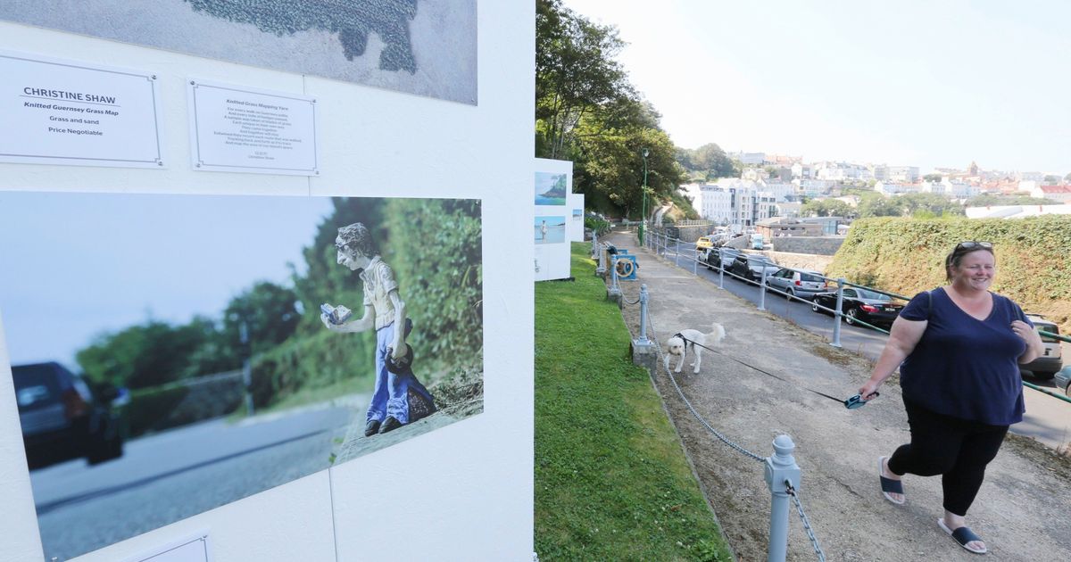 Environmental artwork in outdoor exhibition