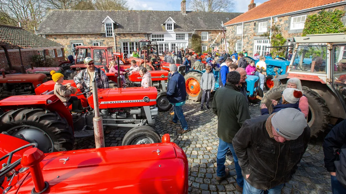 Tractors pull in a crowd ahead of charity run