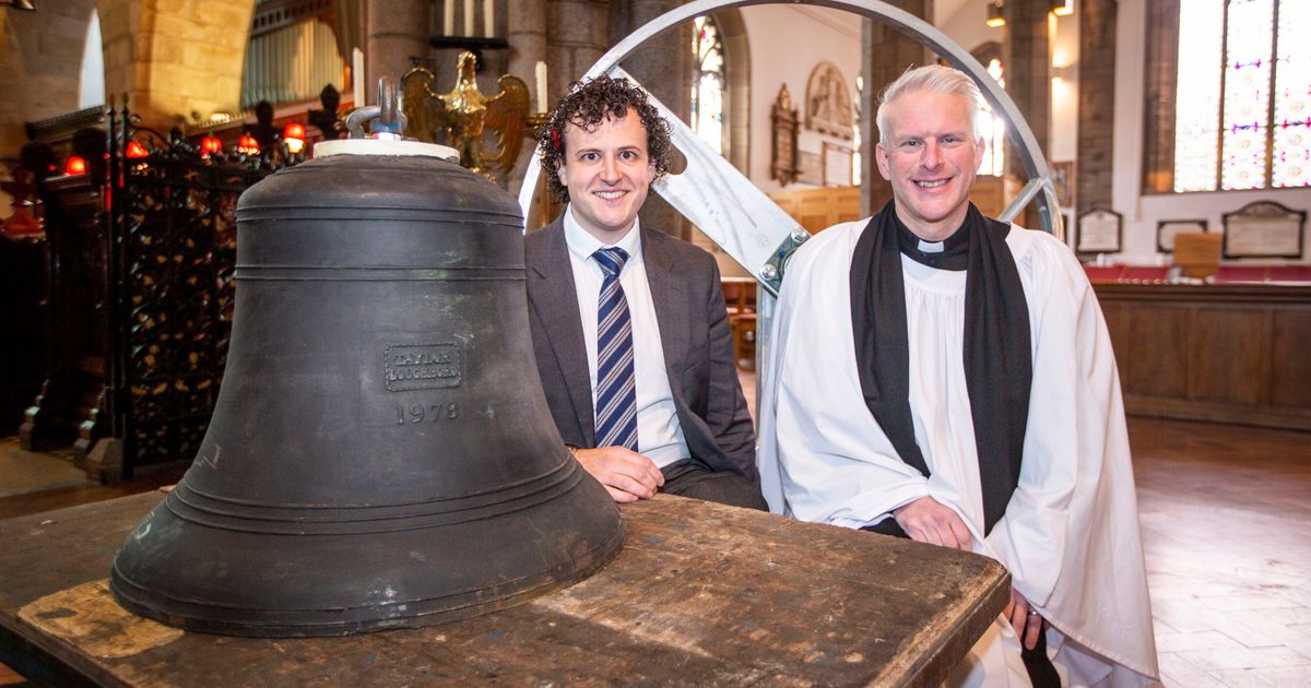 Trinity bell installed at Town Church