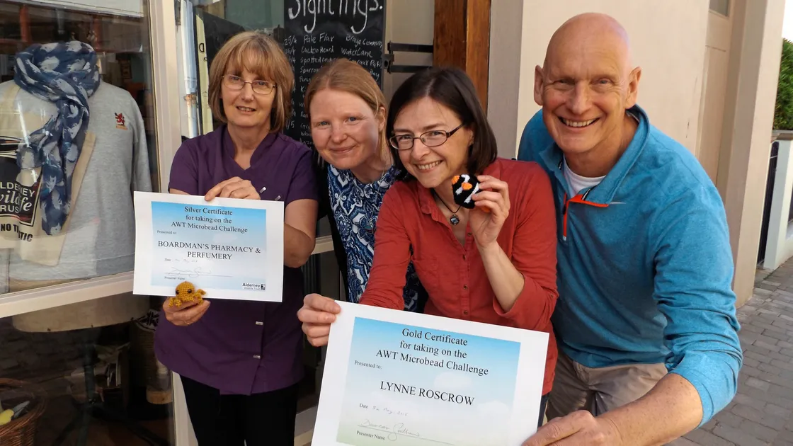 Microbead-free Alderney retailers receive awards