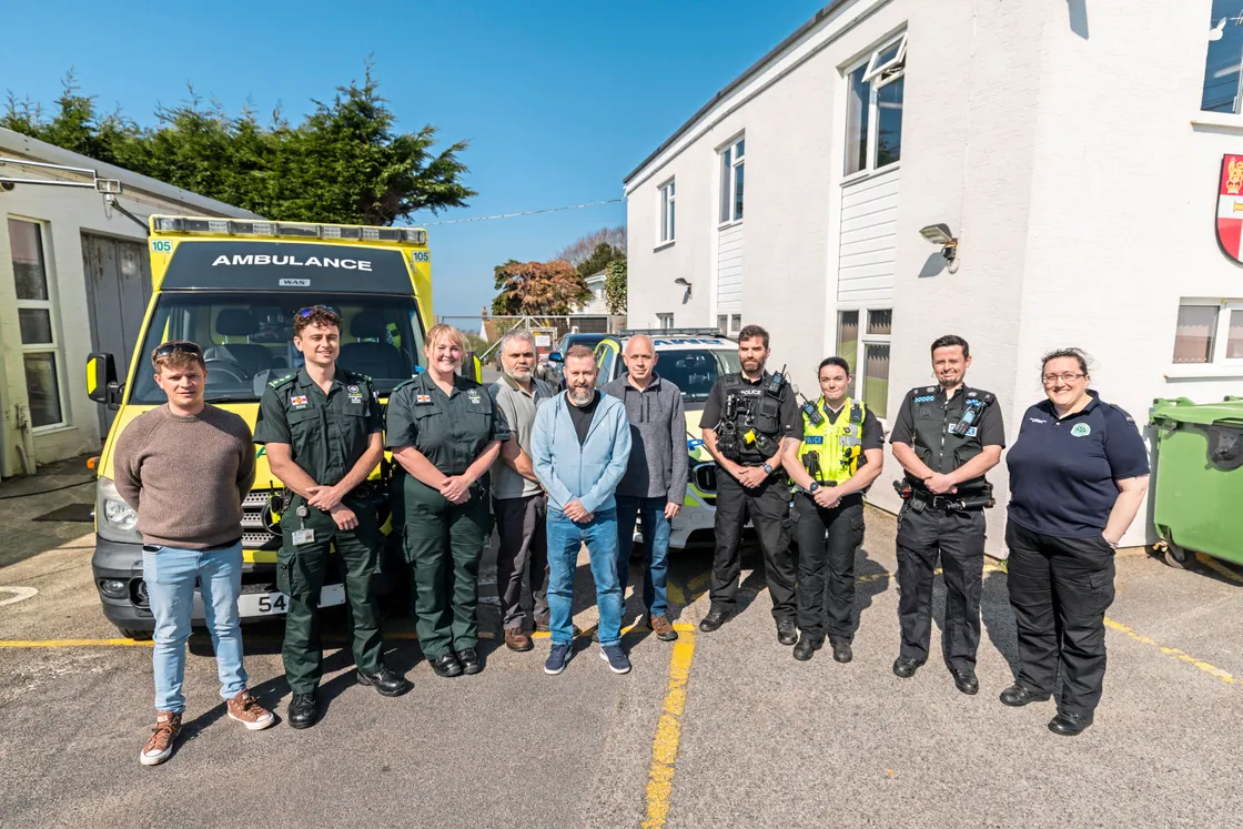 Community response saved the life of cyclist