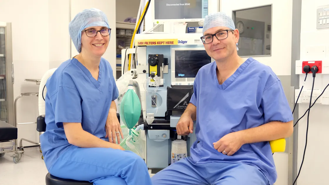 Married anaesthetists job share at the MSG
