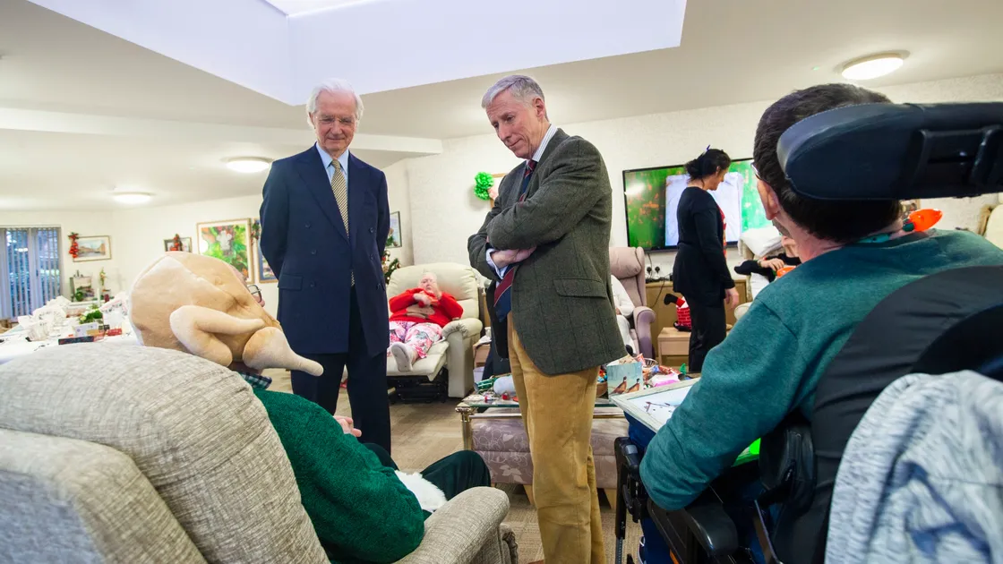 Lt-Governor visits Les Bourgs Hospice