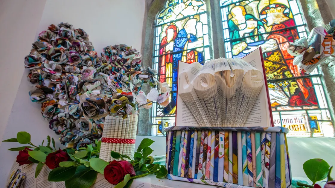 ‘Read all about it’ at St Saviour’s flower festival