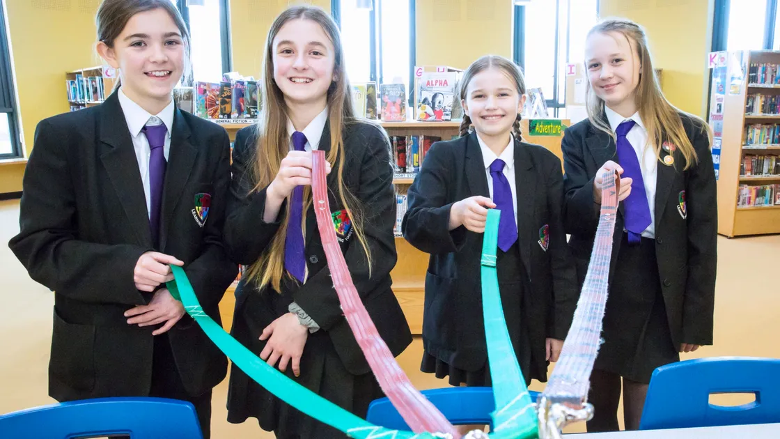 Students make dog leads out of old fire hoses