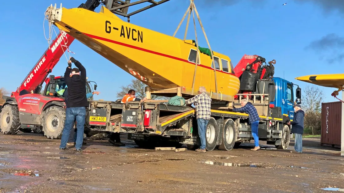 Restored former Aurigny Islander moved to museum